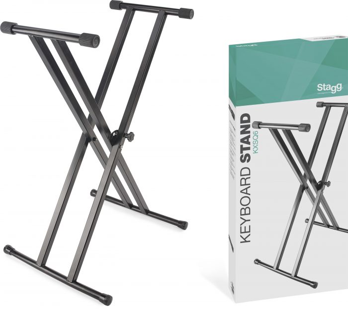 Stagg KXSQ6 Double Braced X-style Welded Keyboard Stand